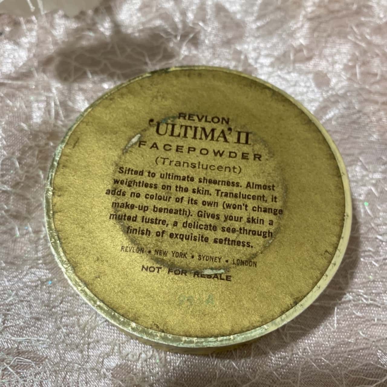 Vintage Revlon compact face powder