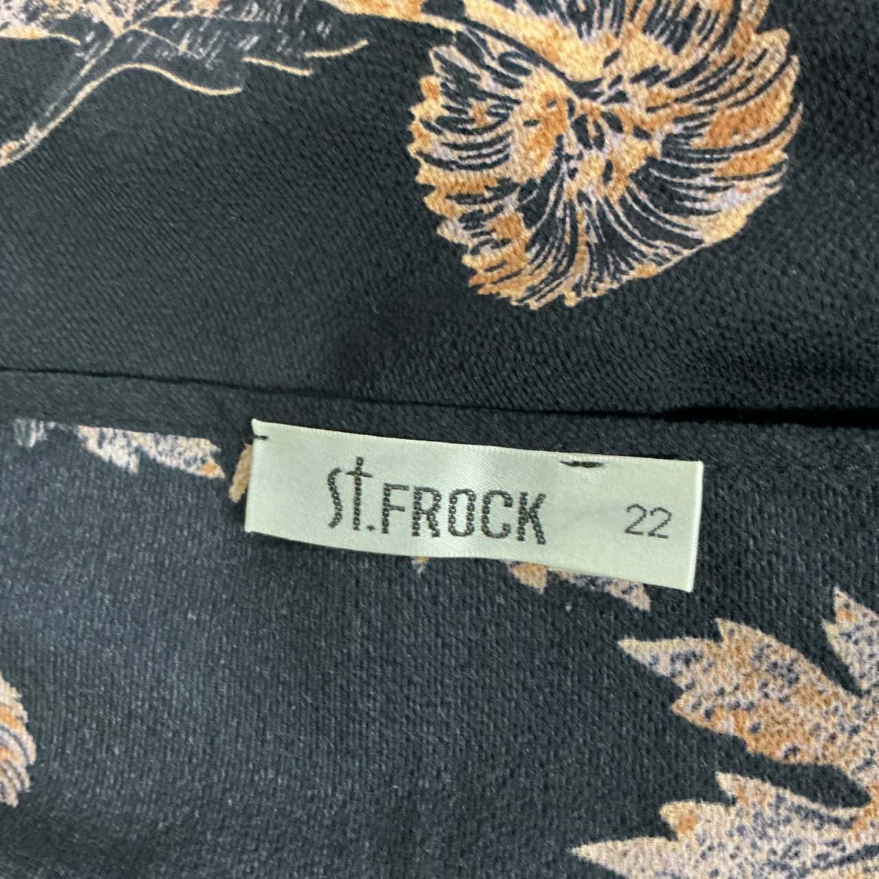 St Frock Womens Size 22 Blouse Multicoloured / Pattern (s)