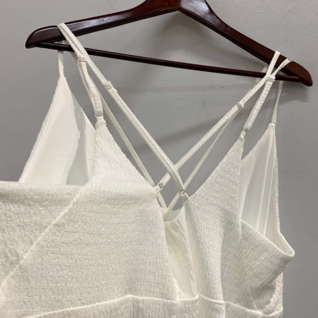 Refinity City Chic Womens Size M Maxi Dress White