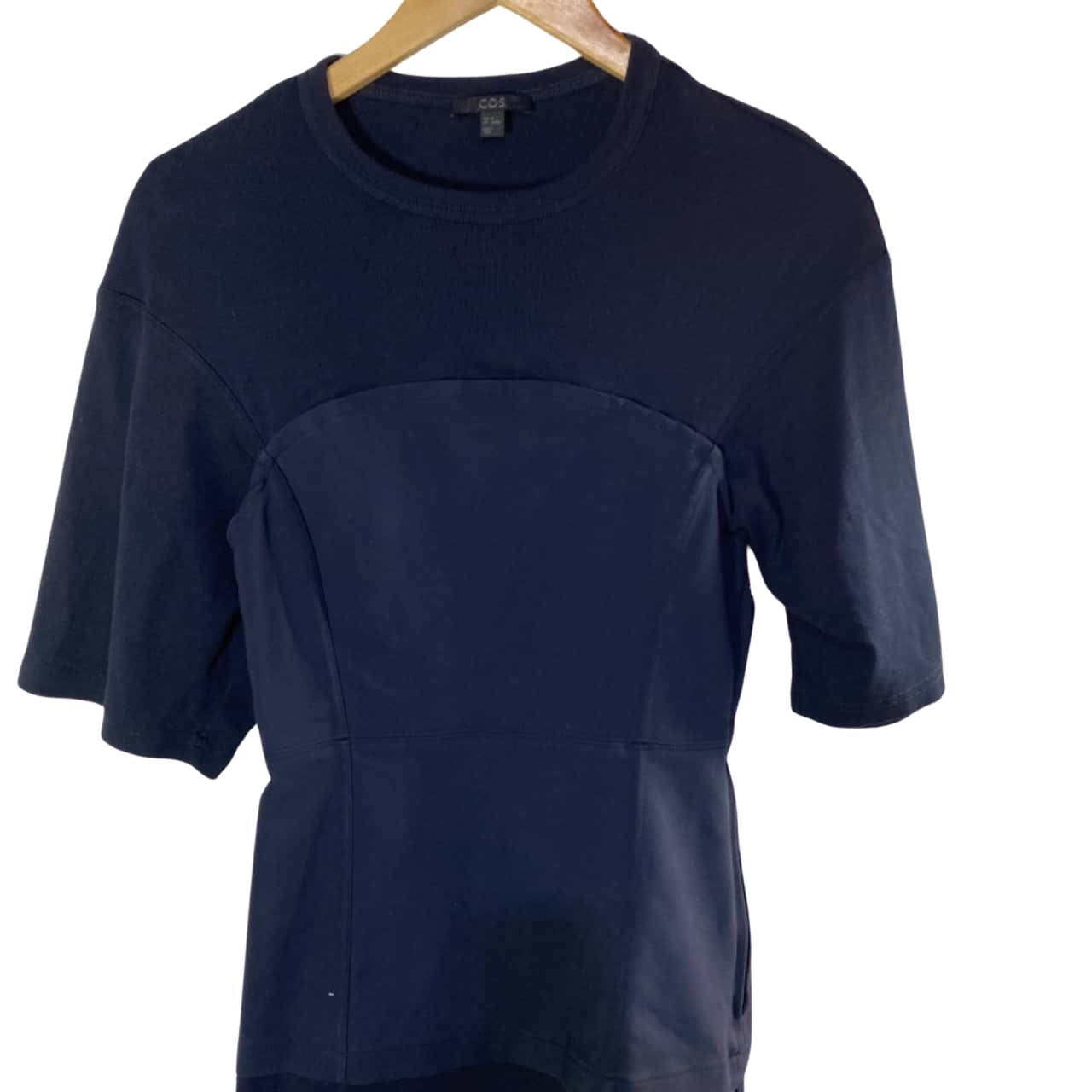 COS Womens Size XS Short Sleeve Mini Dress Blue