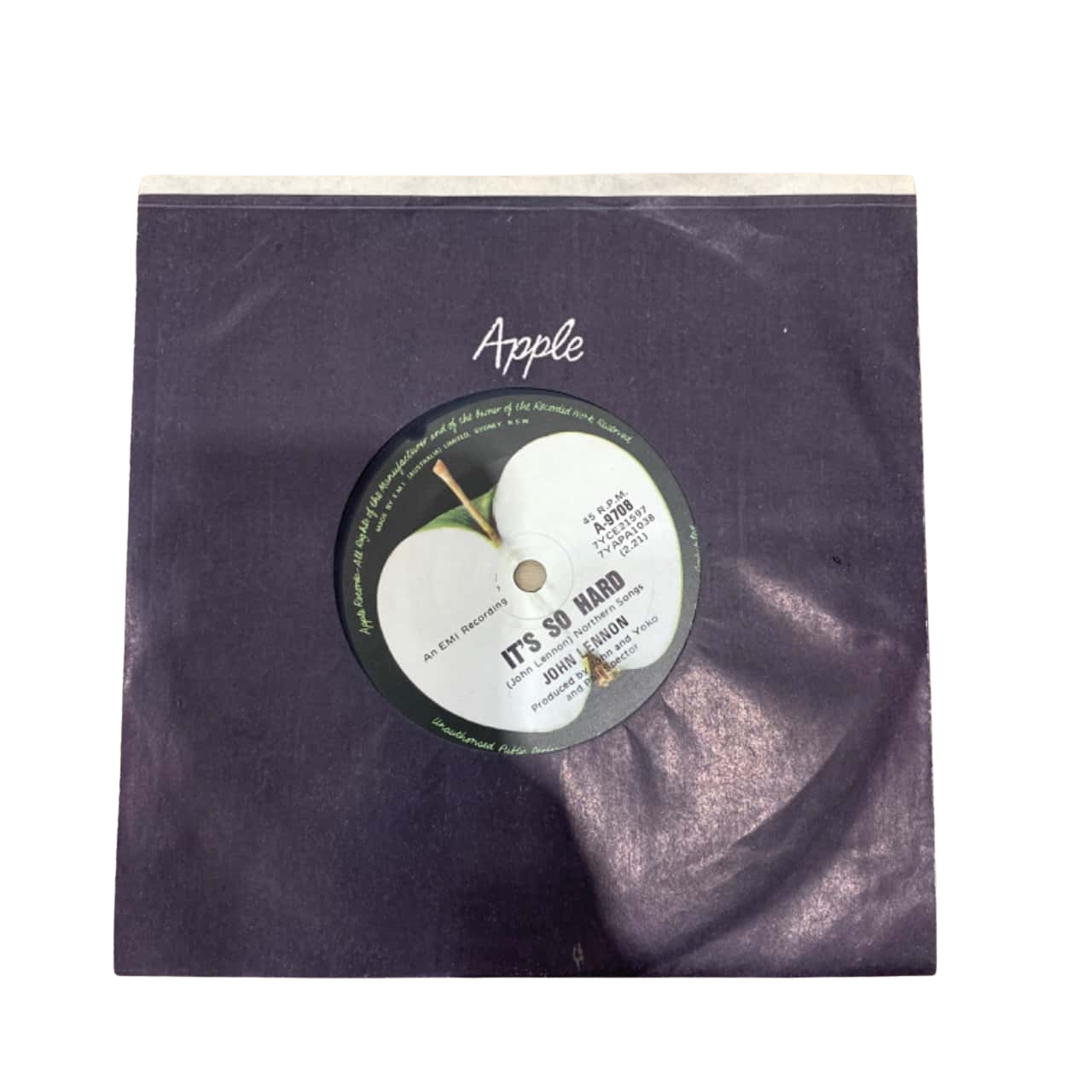 Apple John Lennon Vinyl Record