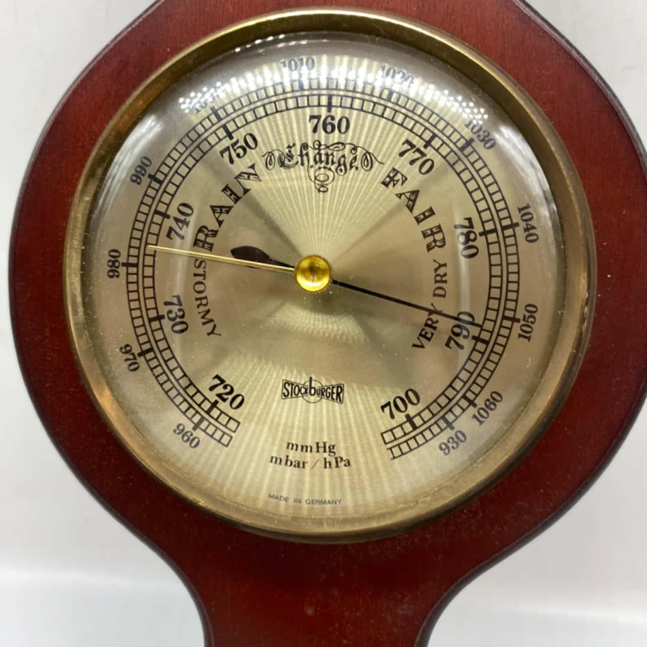 Large Vintage Style Stockburger Wall Barometer 1517201(s)