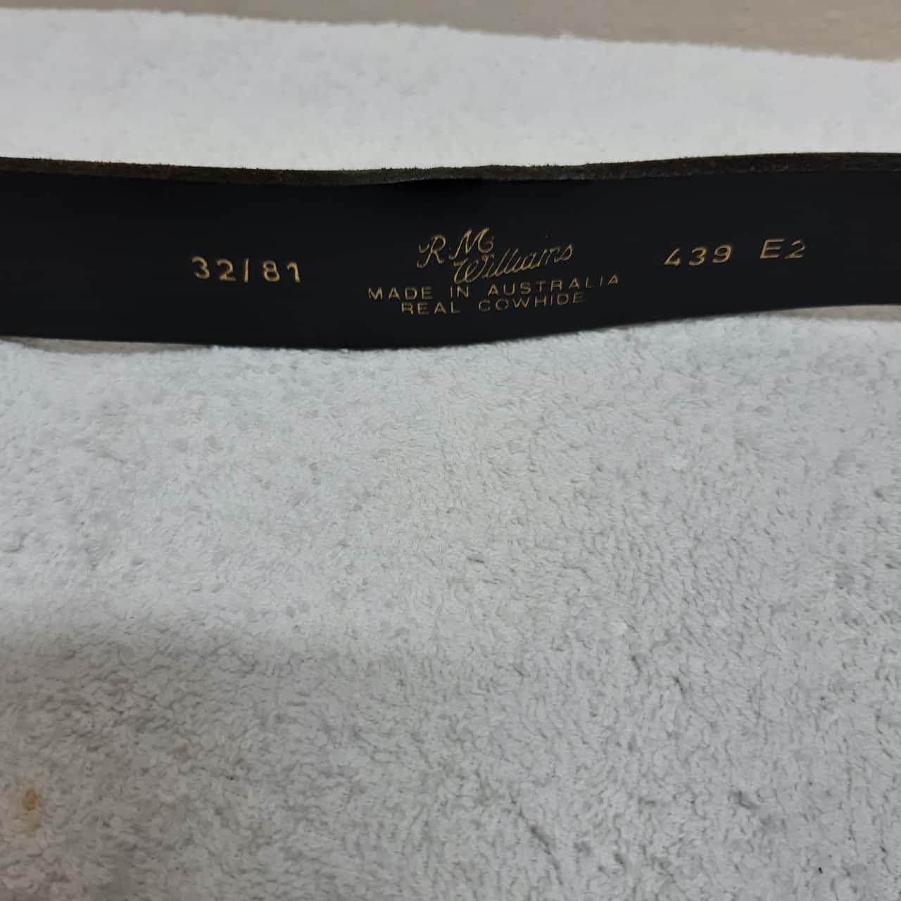 R M Williams Longhorn Belt size 32(s)