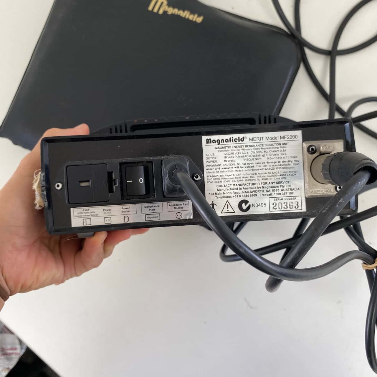 Magnafield Magnetic Energy Resonance Induction Unit Model MF2000