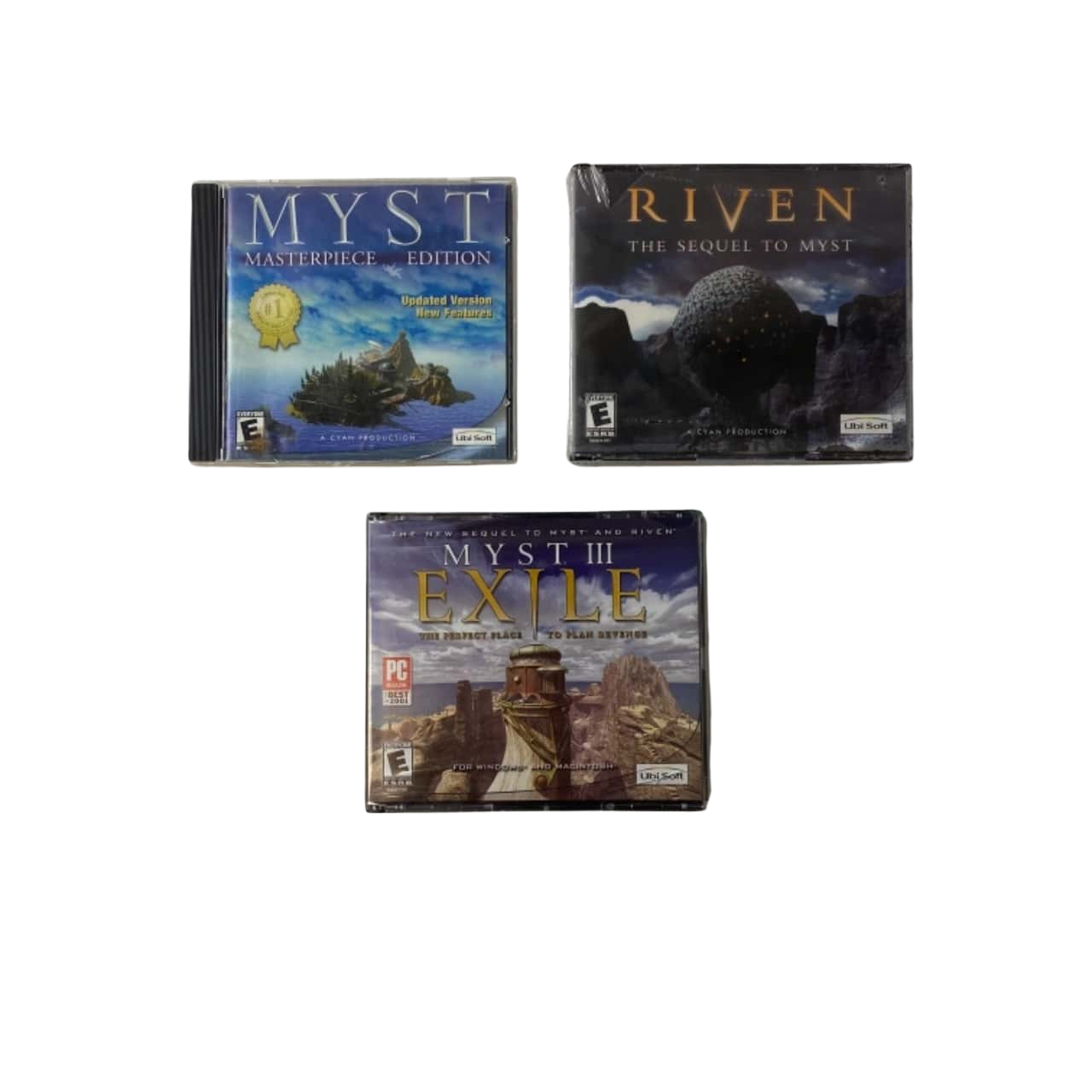 PC Game Myst/Myst III Exile/ Riven (s)