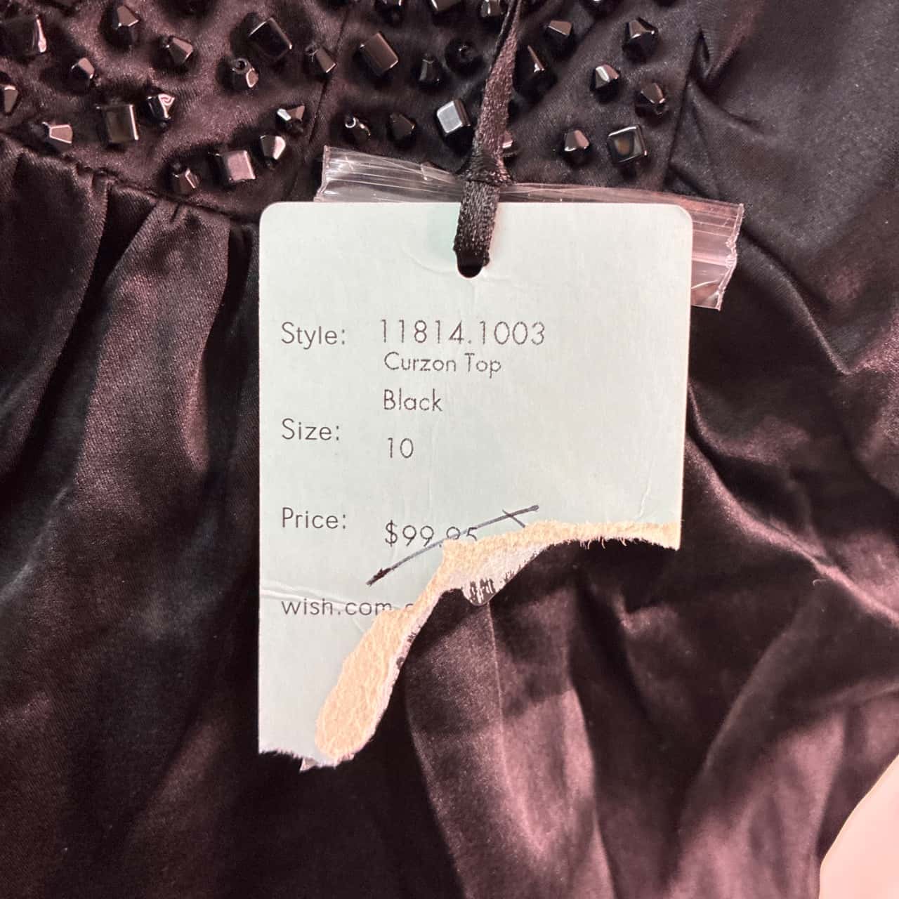 Wish The Label Womens Size 10 Black