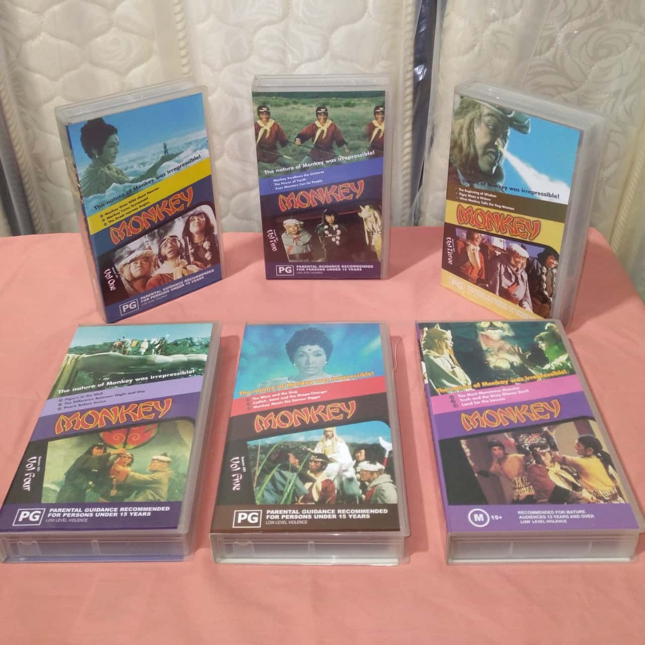 Monkey Volume 1-6 VHS(s)