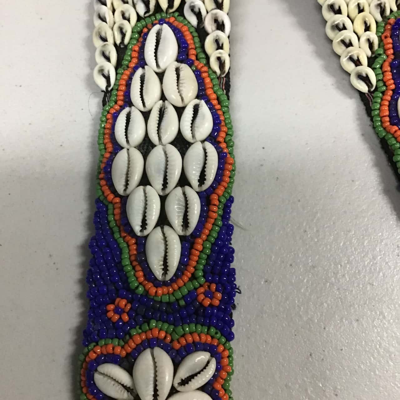 Womens Blue / Green / Orange / White Seashell Belt(s)