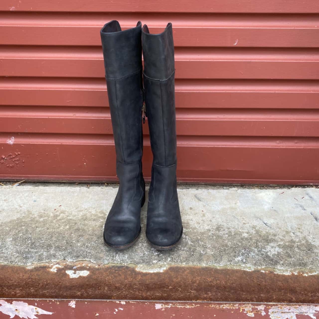 Clarks Indigo Womens Size 5 (UK) Black Leather Knee high boots(s)