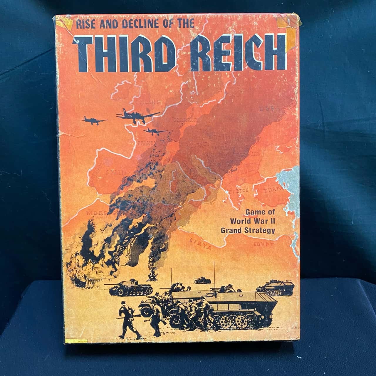 Vintage Rise and Decline of the Third Reich 1976 Board Game