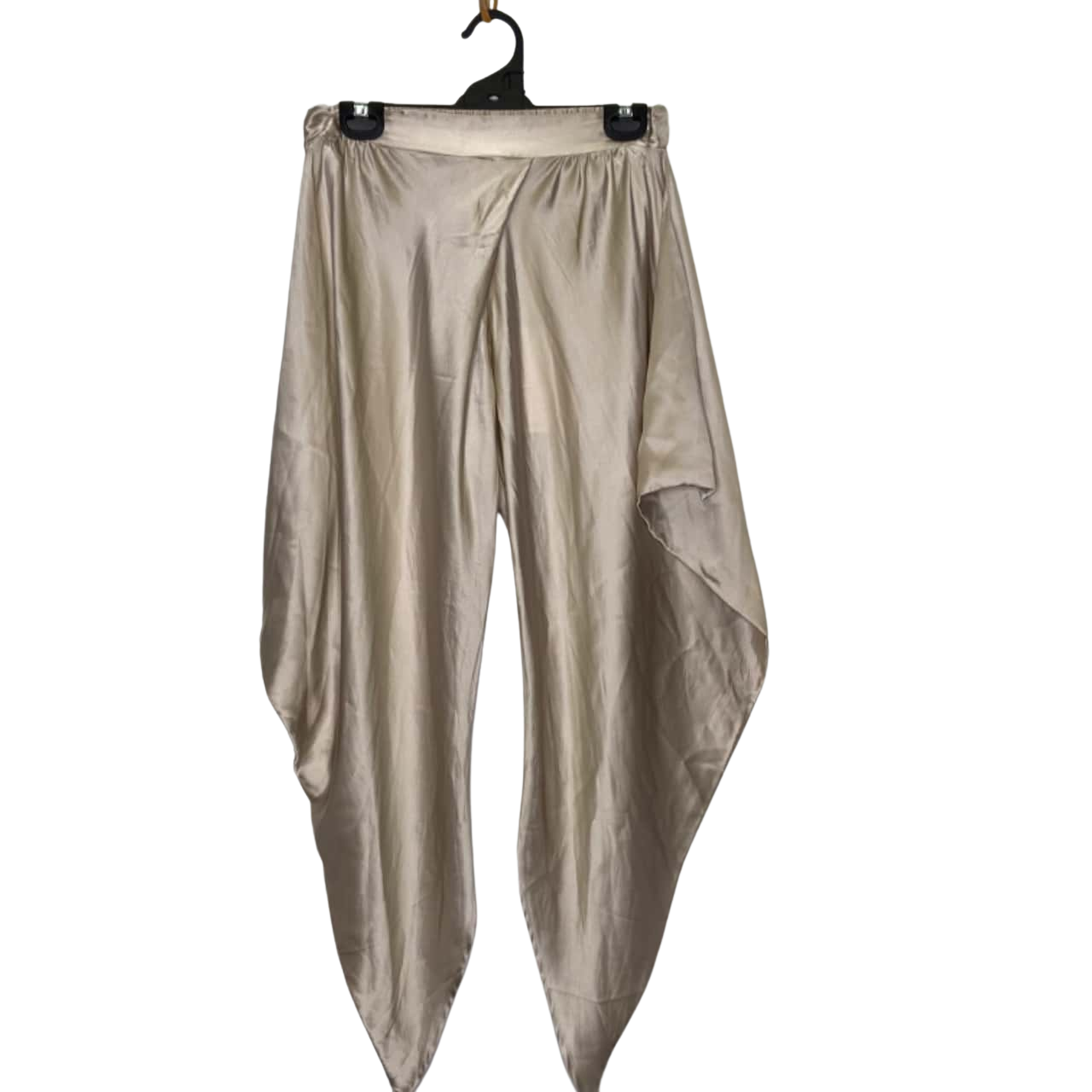 Lisa Brown Womens Size S Silk Almond Etsu Draped Angle Pants Pink BNWT ...