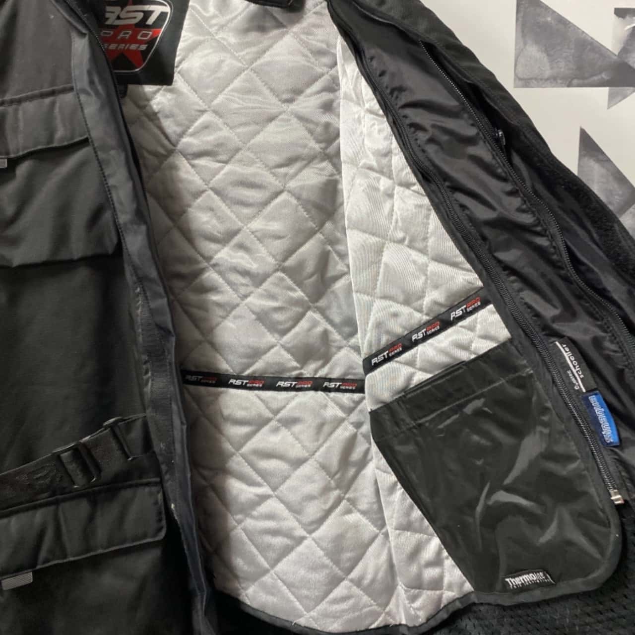 RST Pro Series Racing Jacket Size Plus Size / XXXL Black