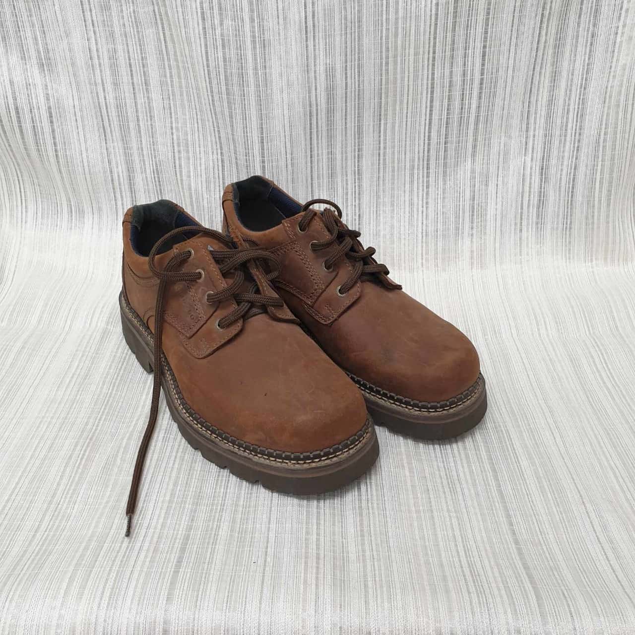 Colorado Mens Rugged Super Sturdy & Heavy Tread Brown Leather Lace Up ...