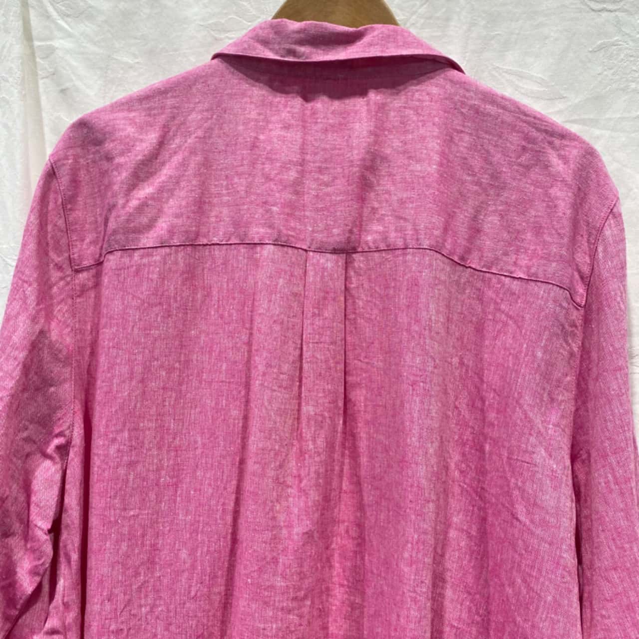 Womens W. Lane Size 20 Shirt Linen Strawberry Pink (s)