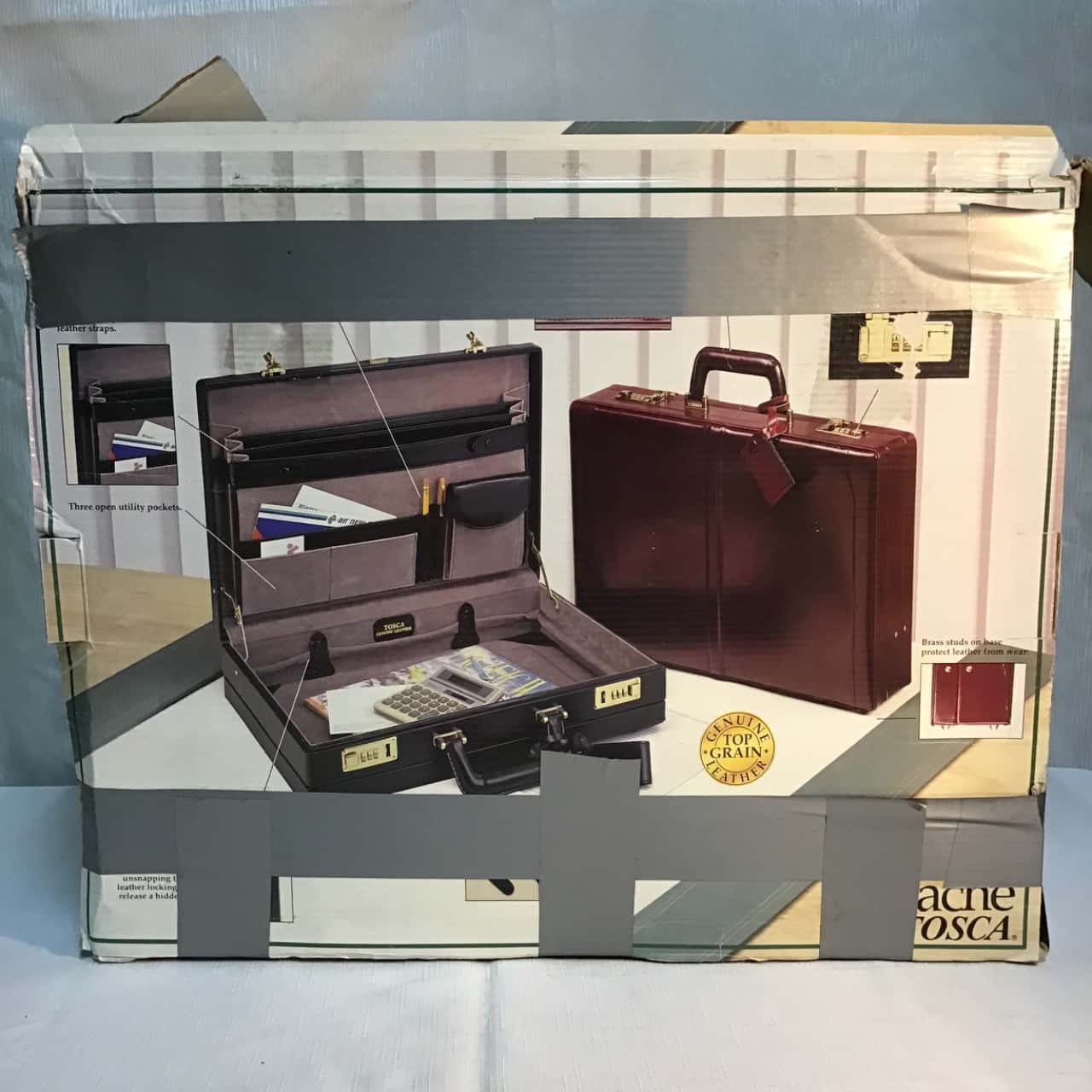 Unisex Tosca Leather Briefcase (s)