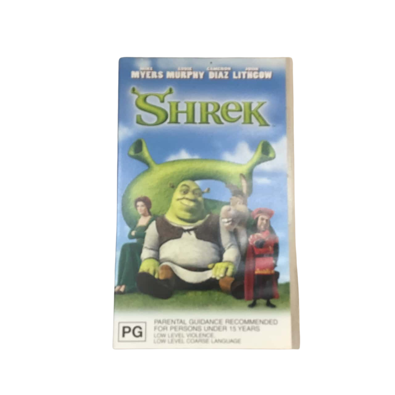 Vintage Shrek VHS Tape