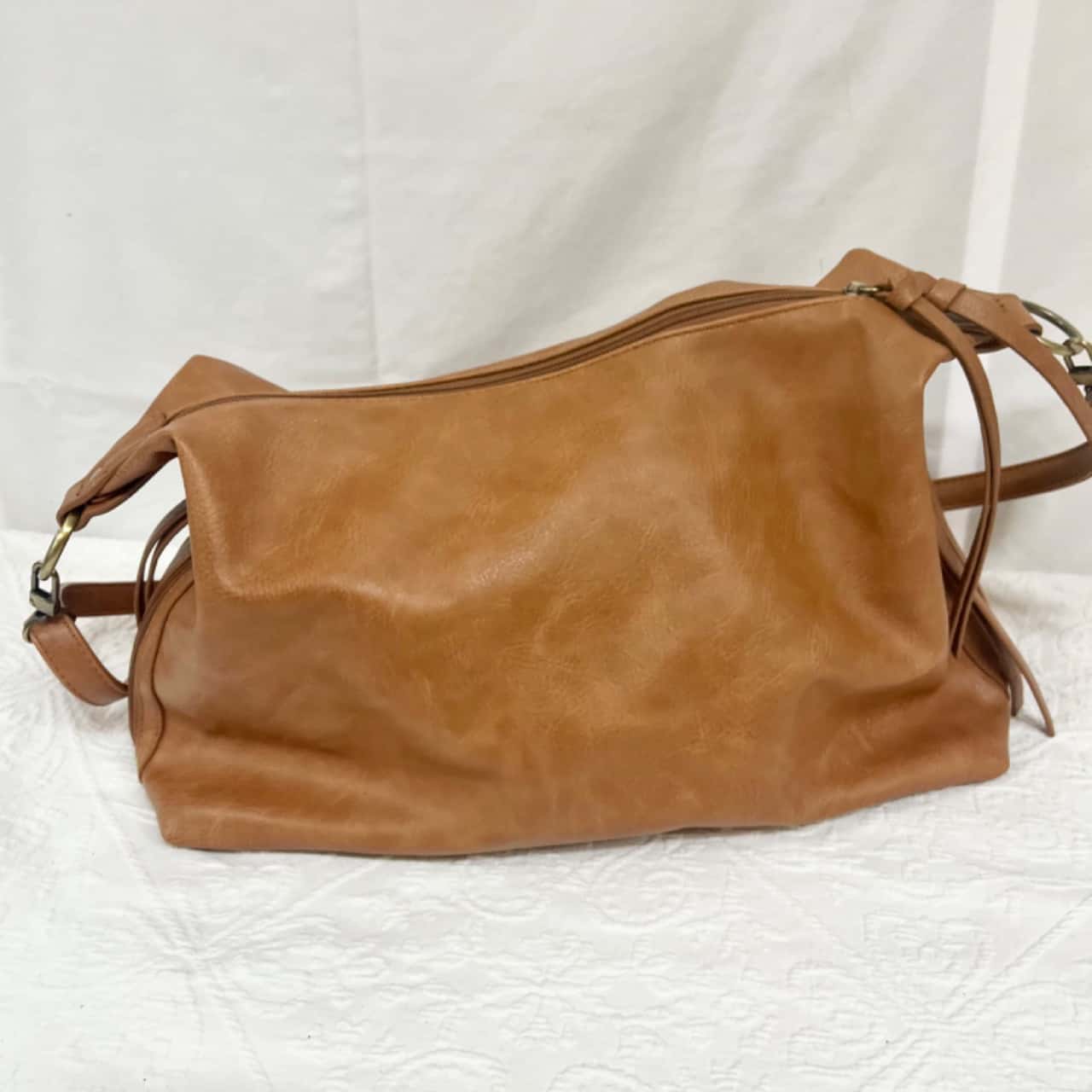 Blackcavier Design soft leather camel handbag- the leather is so soft(s)