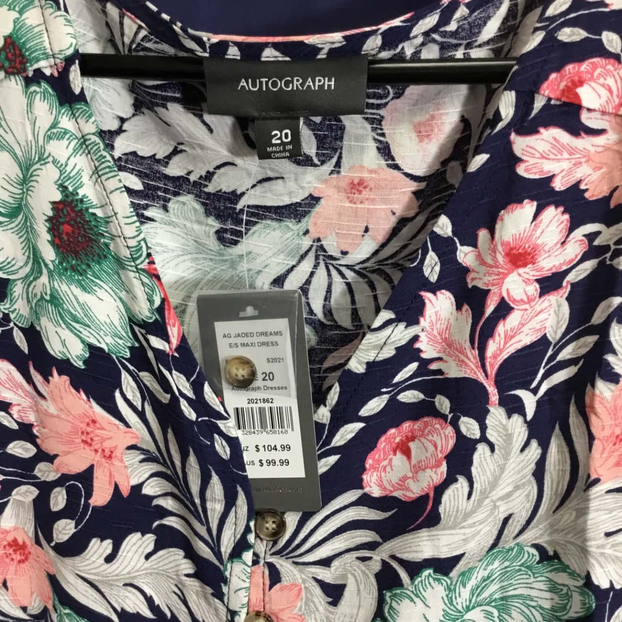 Autograph Womens Size 20 Maxi Dress Floral REDUCED TO CLEAR(s)
