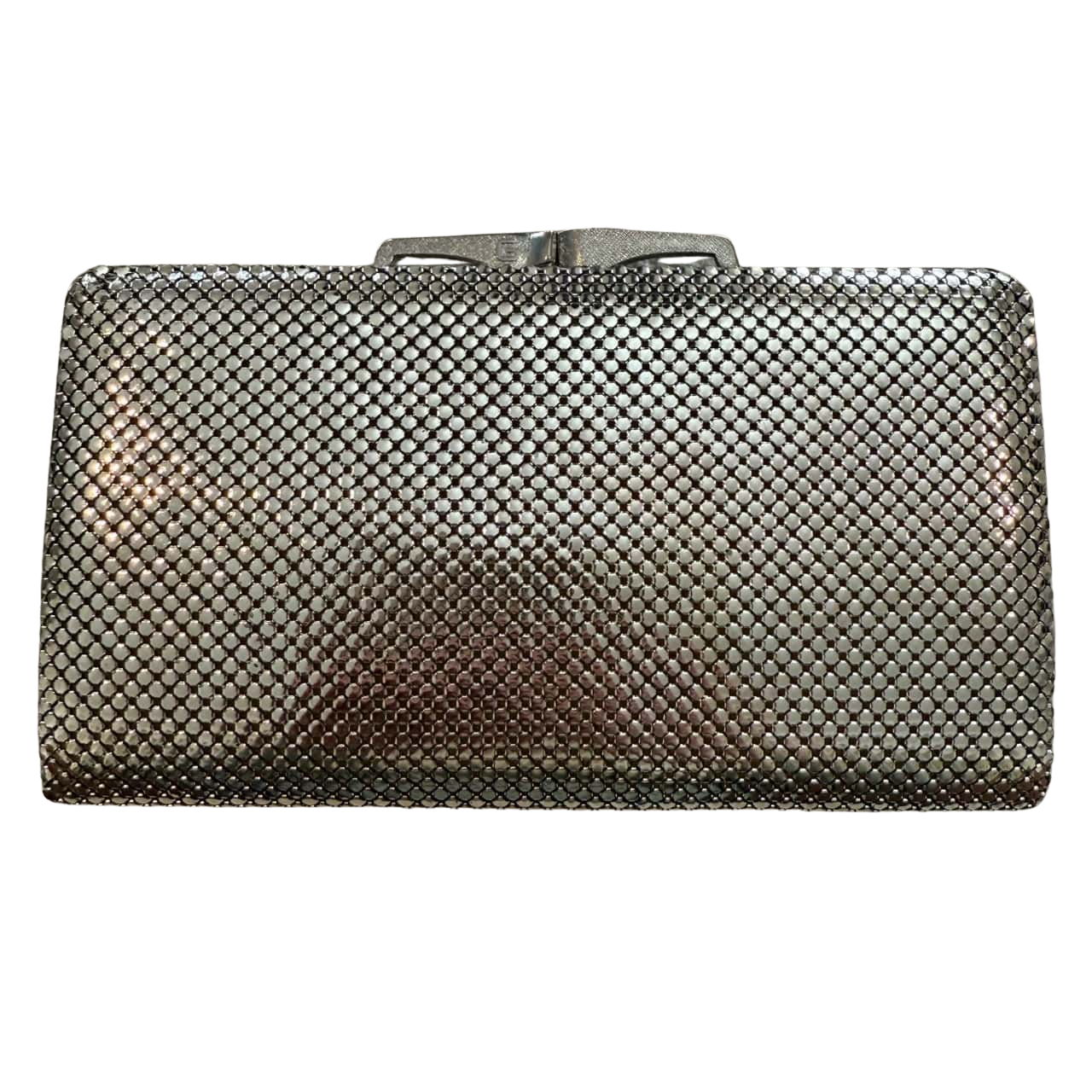 Glomesh Rare Find Large Silver Mesh Wallet with Coin Purse(s)