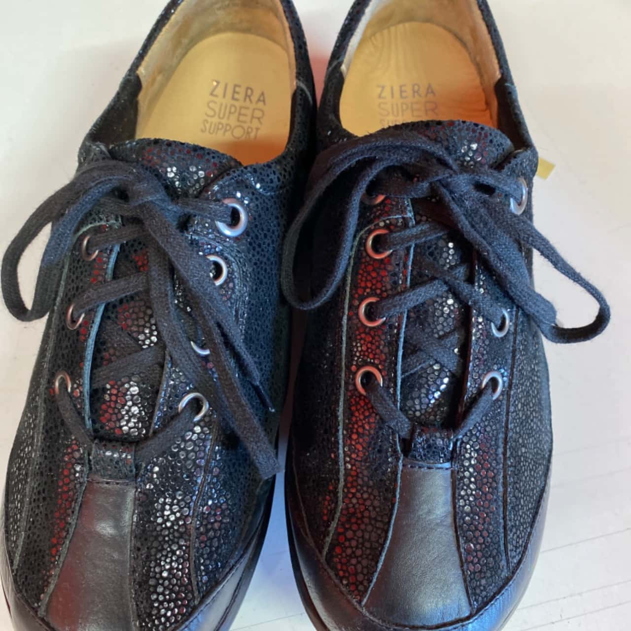 Ziera Womens Shoes Size 38.5 Black (s)