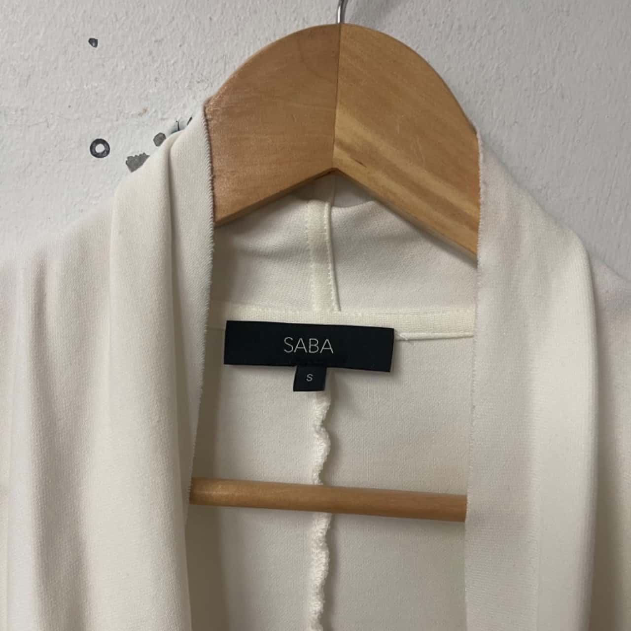 SABA Womens Size S Cardigans White (s)