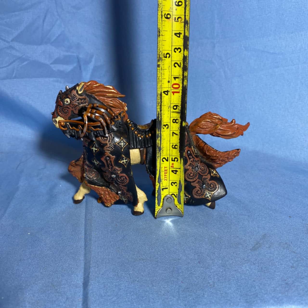 Papo medieval Dark Butterfly knight horse figure