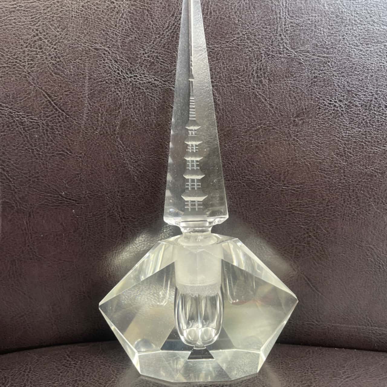 Vintage Crystal Pagoda Perfume Bottle(s) - Used Good | Salvos Stores