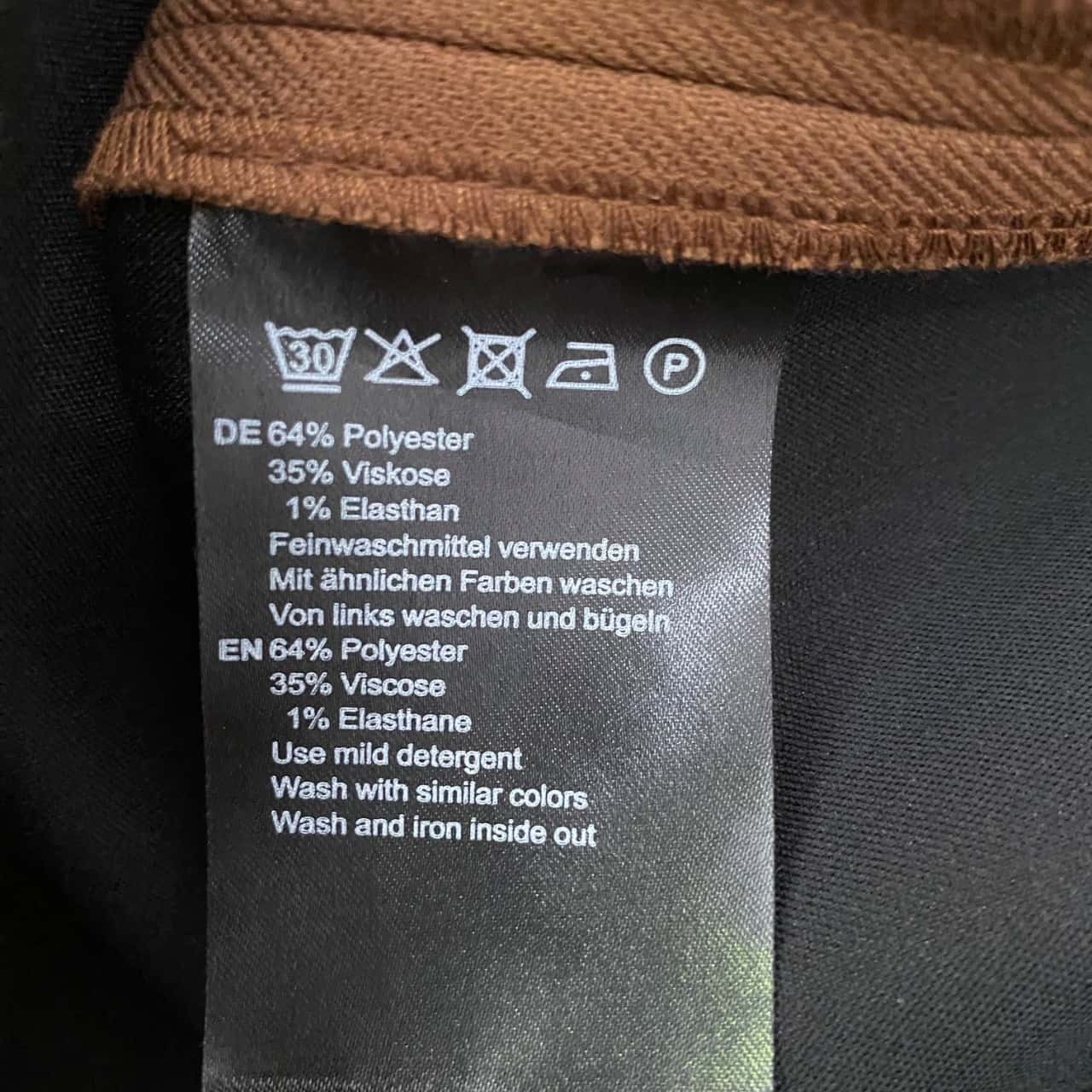 HallHuber Womens Size UK 14 Mini Skirt Brown