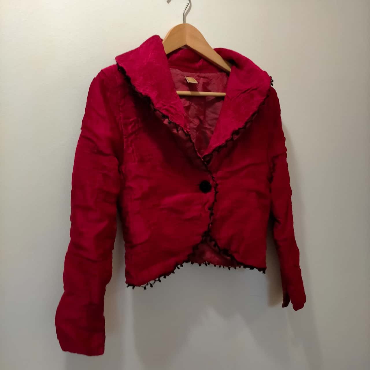 VINTAGE NZ DESIGNER BOLERO Jacket Size 14 GVC (s)