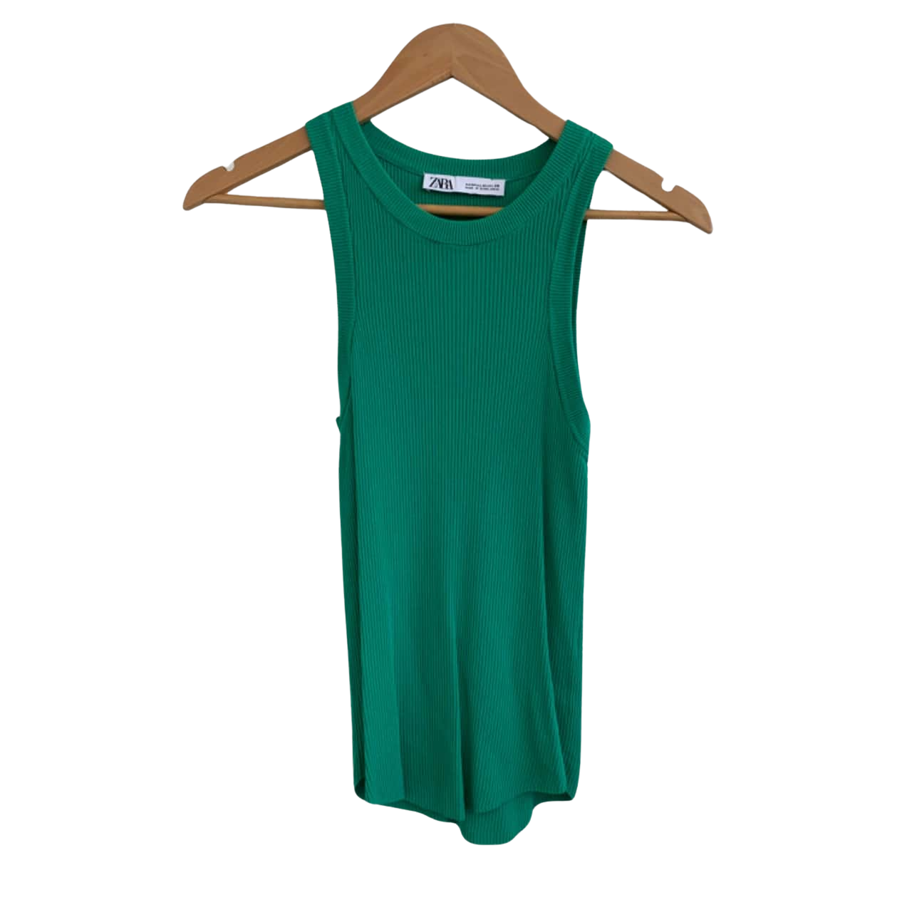 Zara Medium Sleeveless Green Top(s)