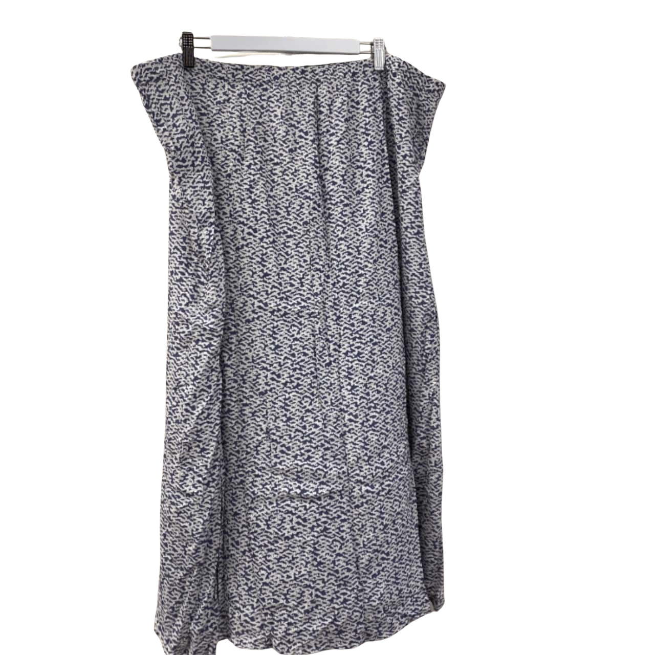 Sara Womens Size 26 Midi Blue / Pattern Skirt