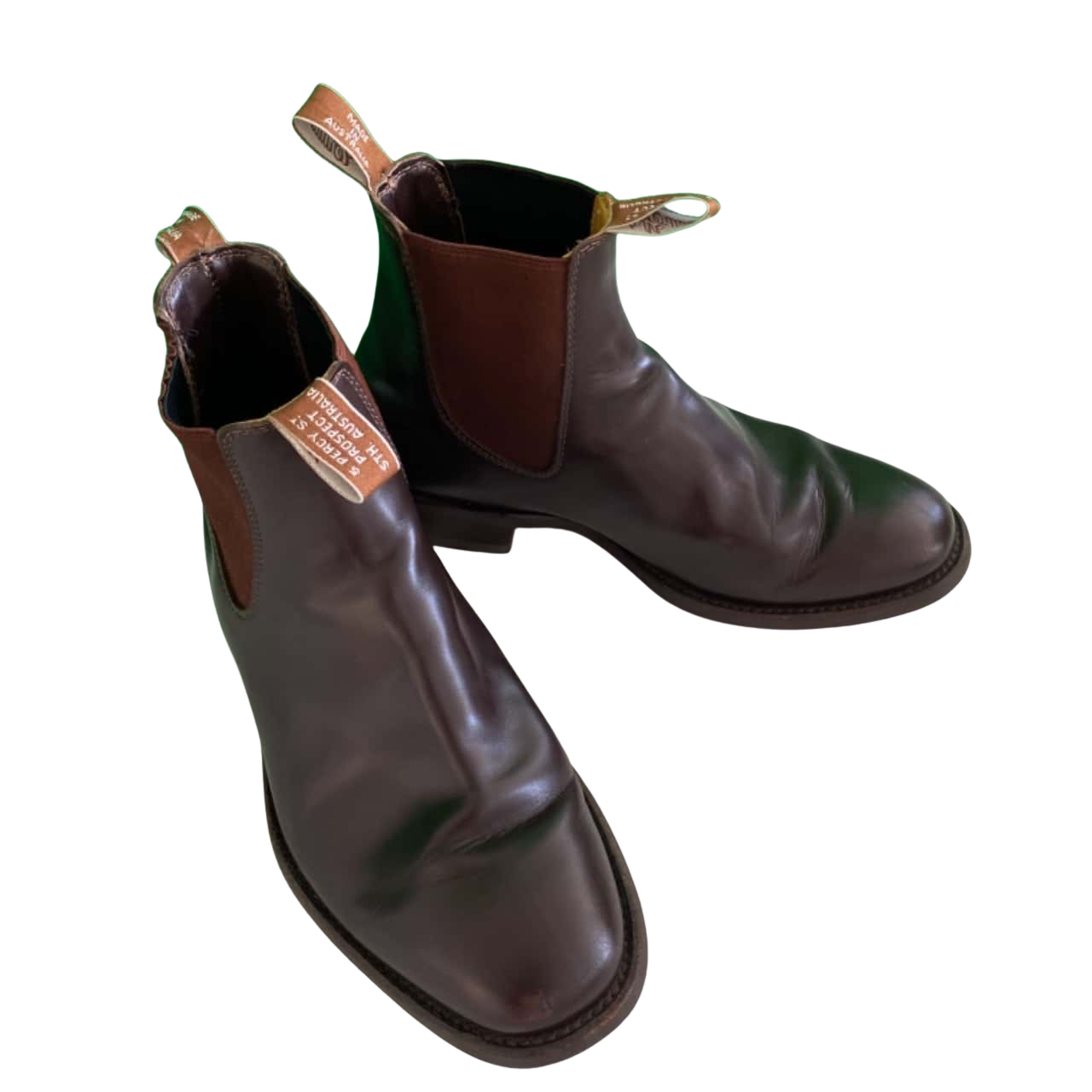 R.M. Williams Men's Comfort Craftsman Chestnut Boots Size 8.5X (s)