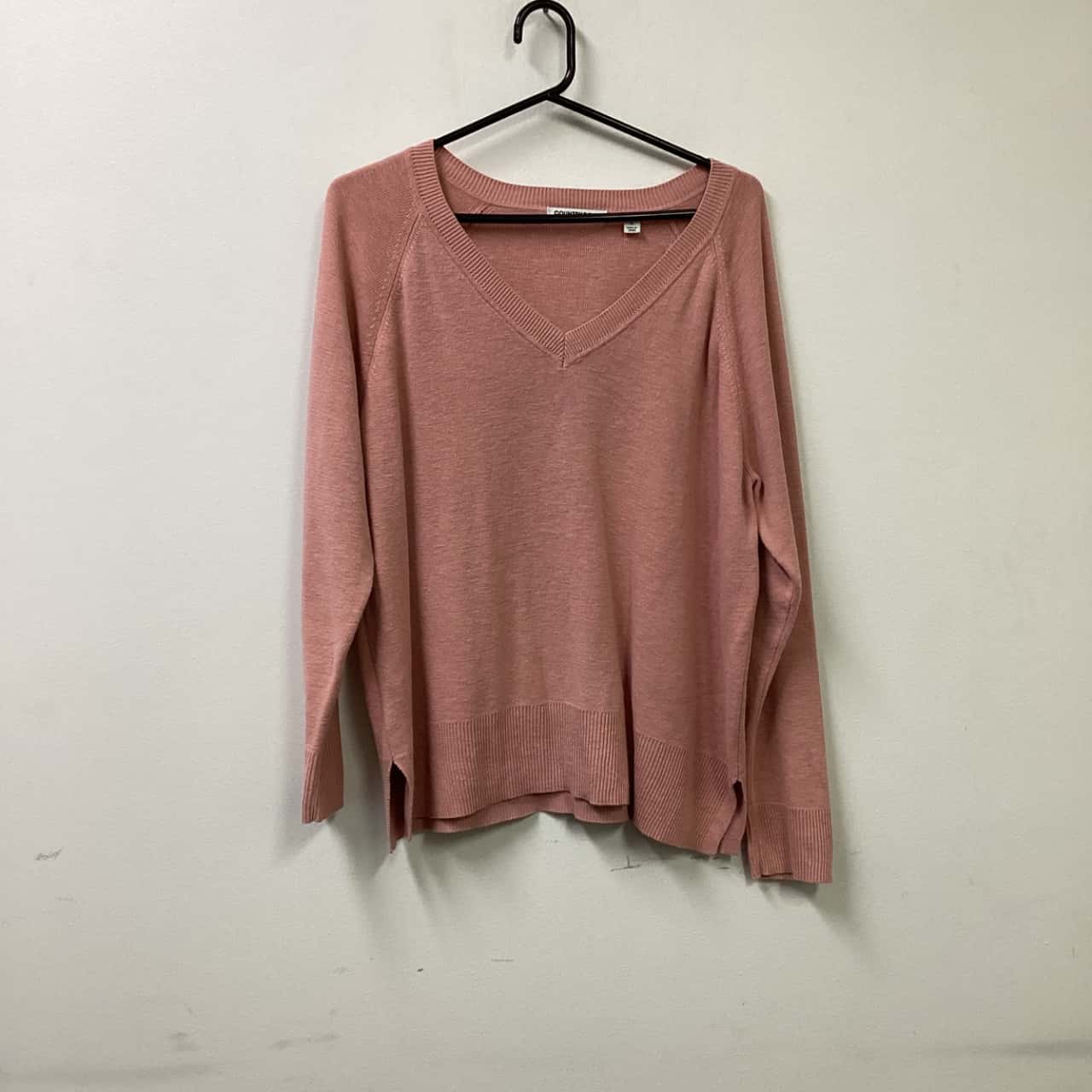 Country Road Womens Size XL V-Neck Pink (s)