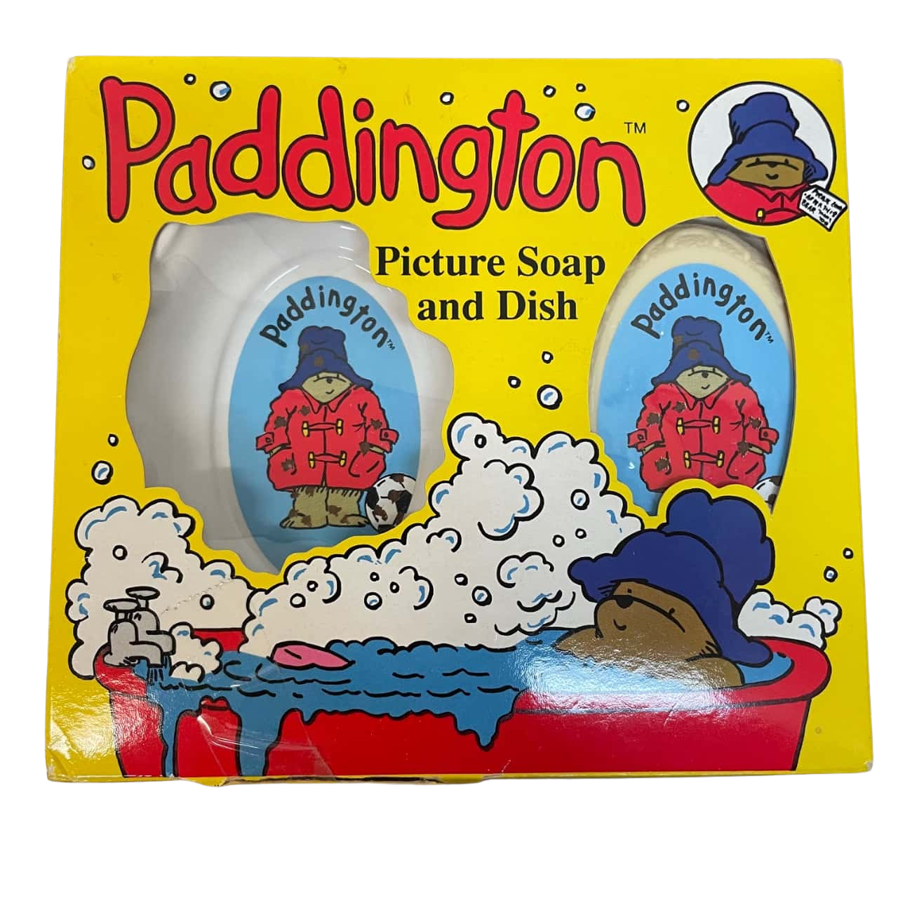 Paddington Bear Picture Soap and Dish Set 1994