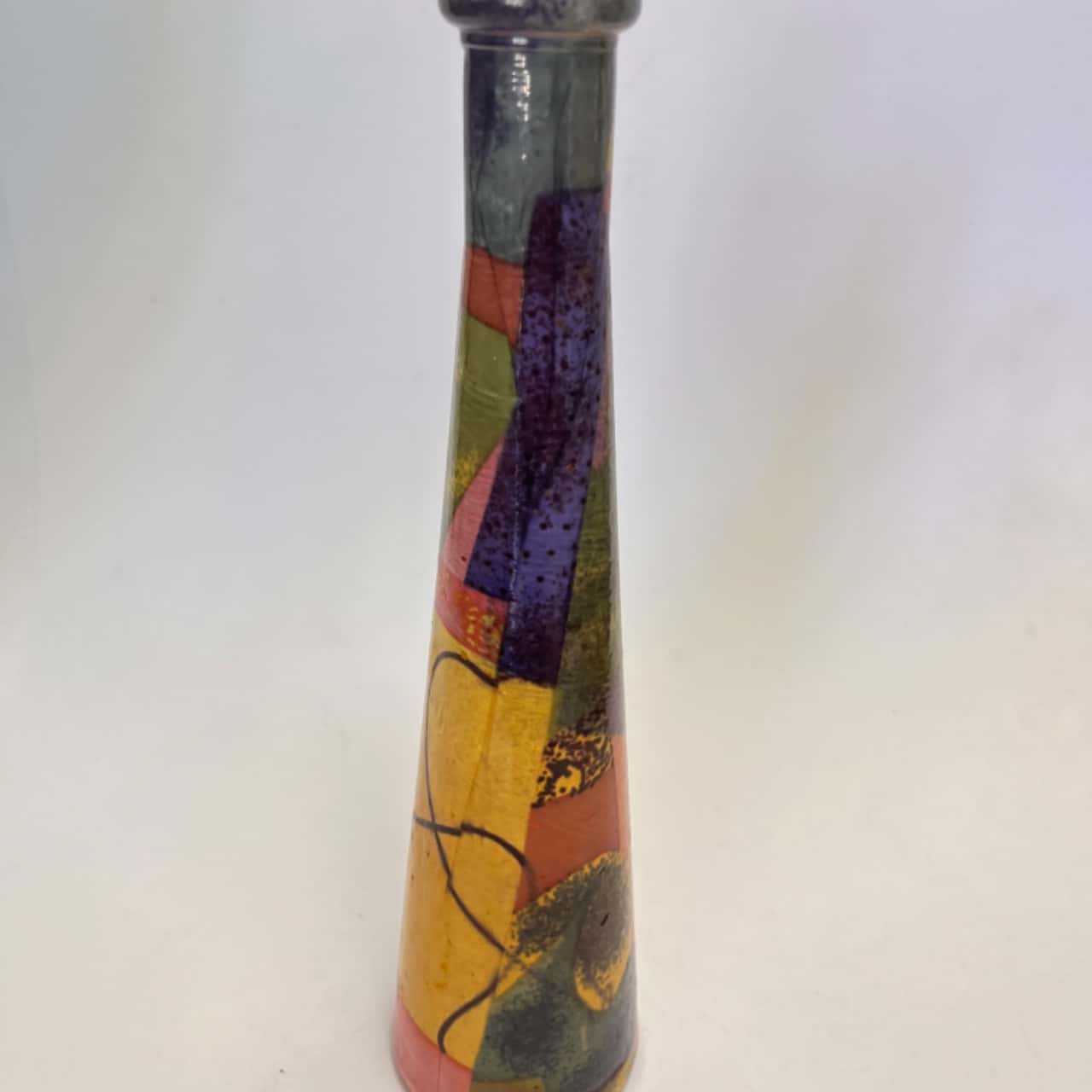 Vintage Multi Colour Vase
