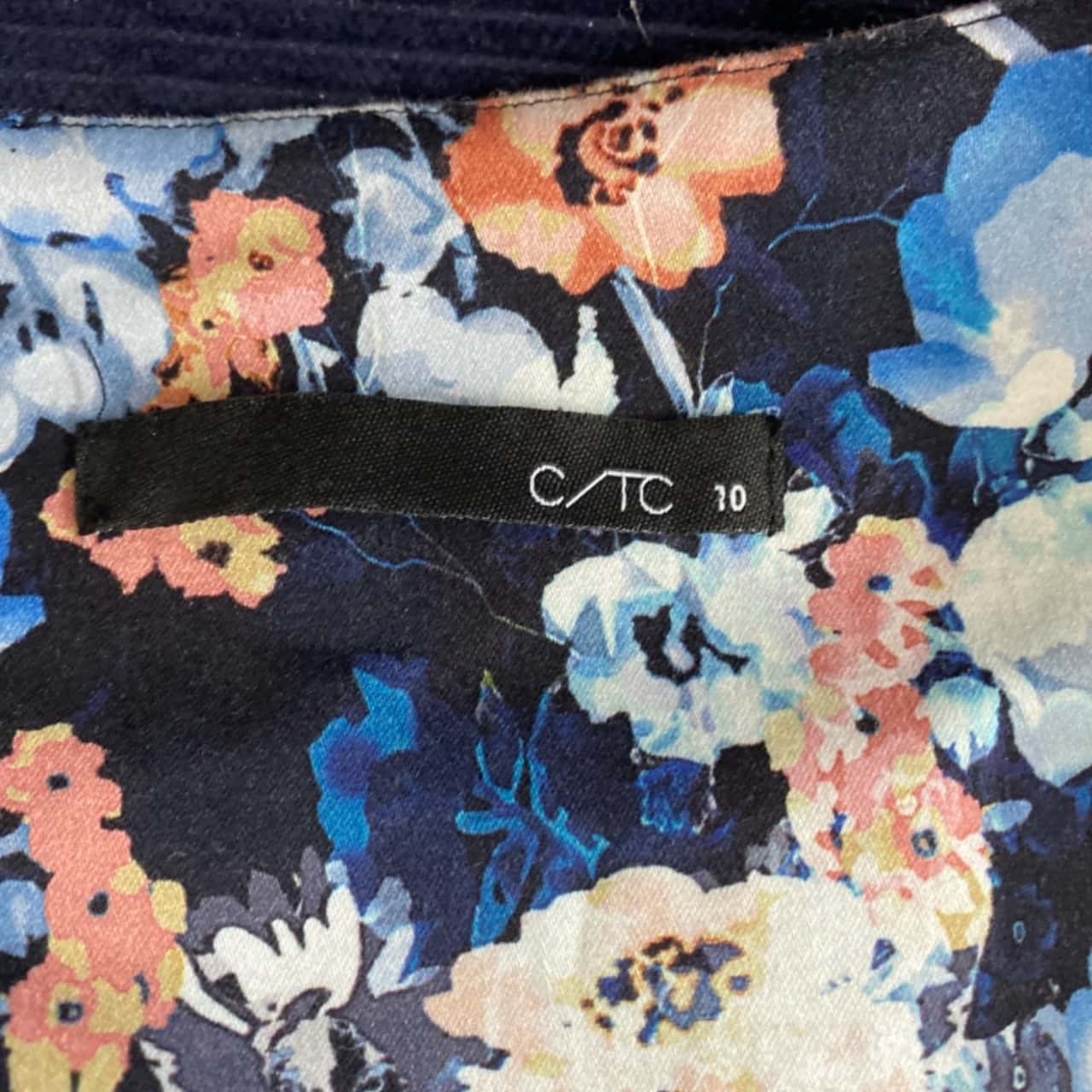 C/TC blue floral dress
