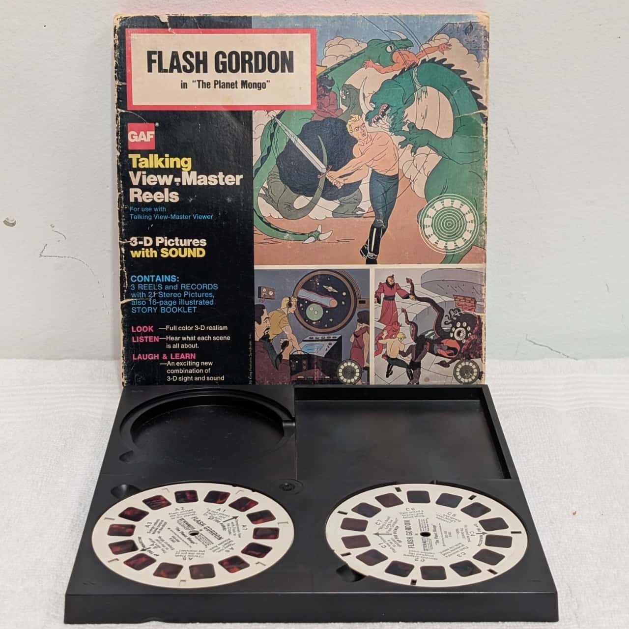 Vintage Flash Gordon in "The Planet Mongo" View-Master Reels ...
