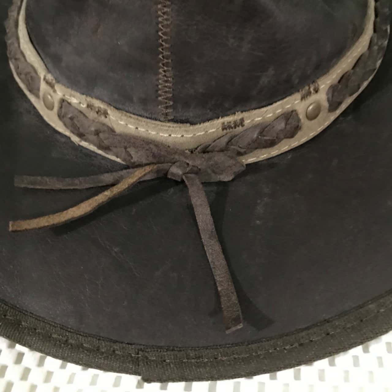 Barmah Mens Size L Brown kangaroo Leather Hat Country Style
