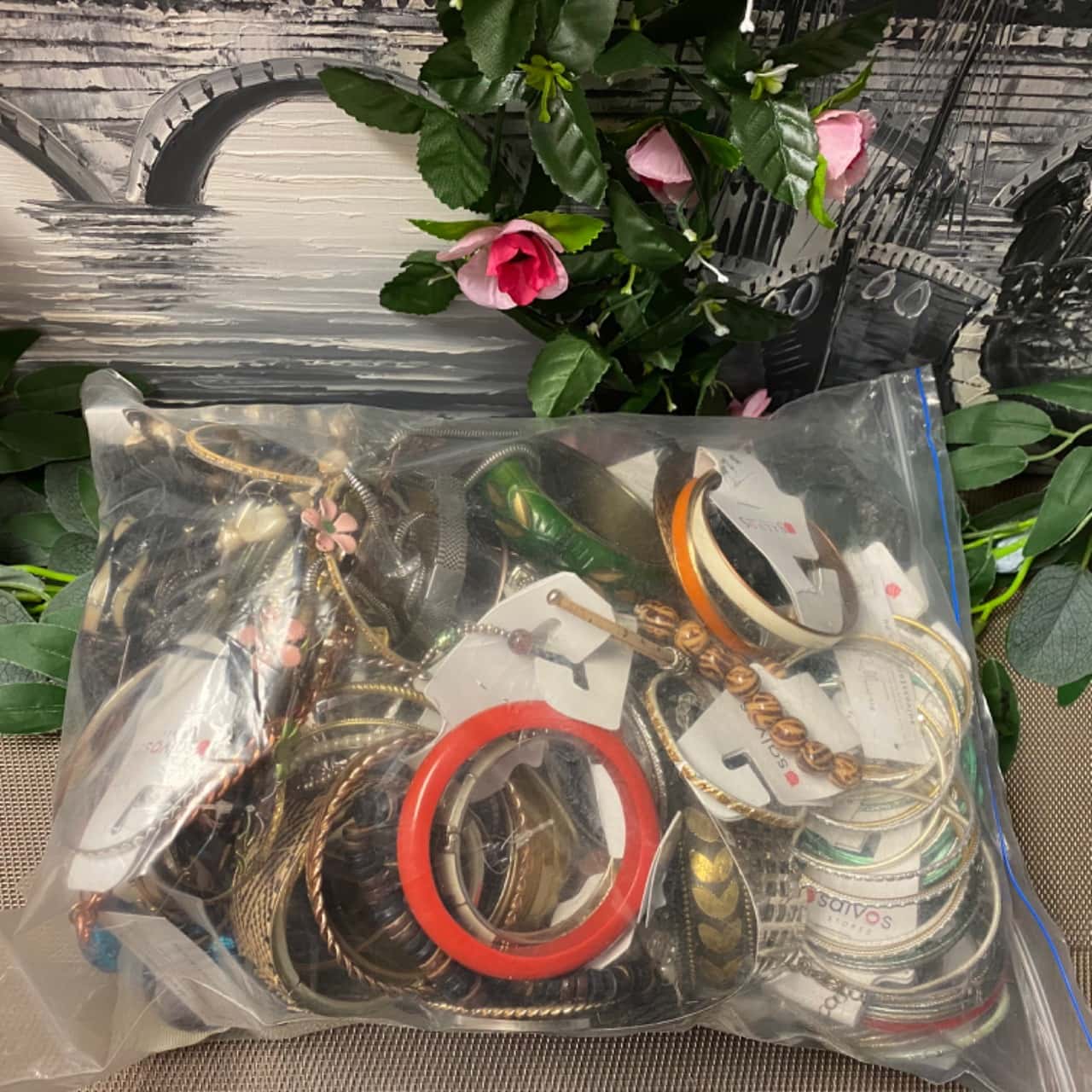 Bag 4- mixed bag of TANGLED Womens costume jewellery- please read ...