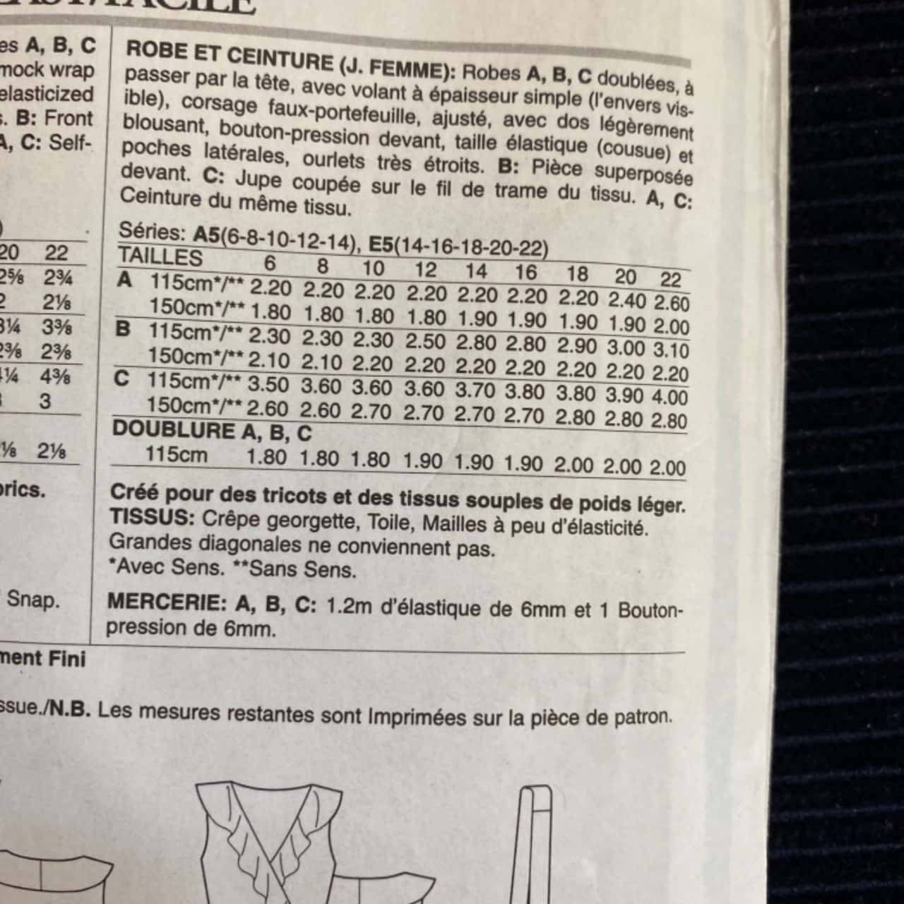 Butterick dress pattern(s)