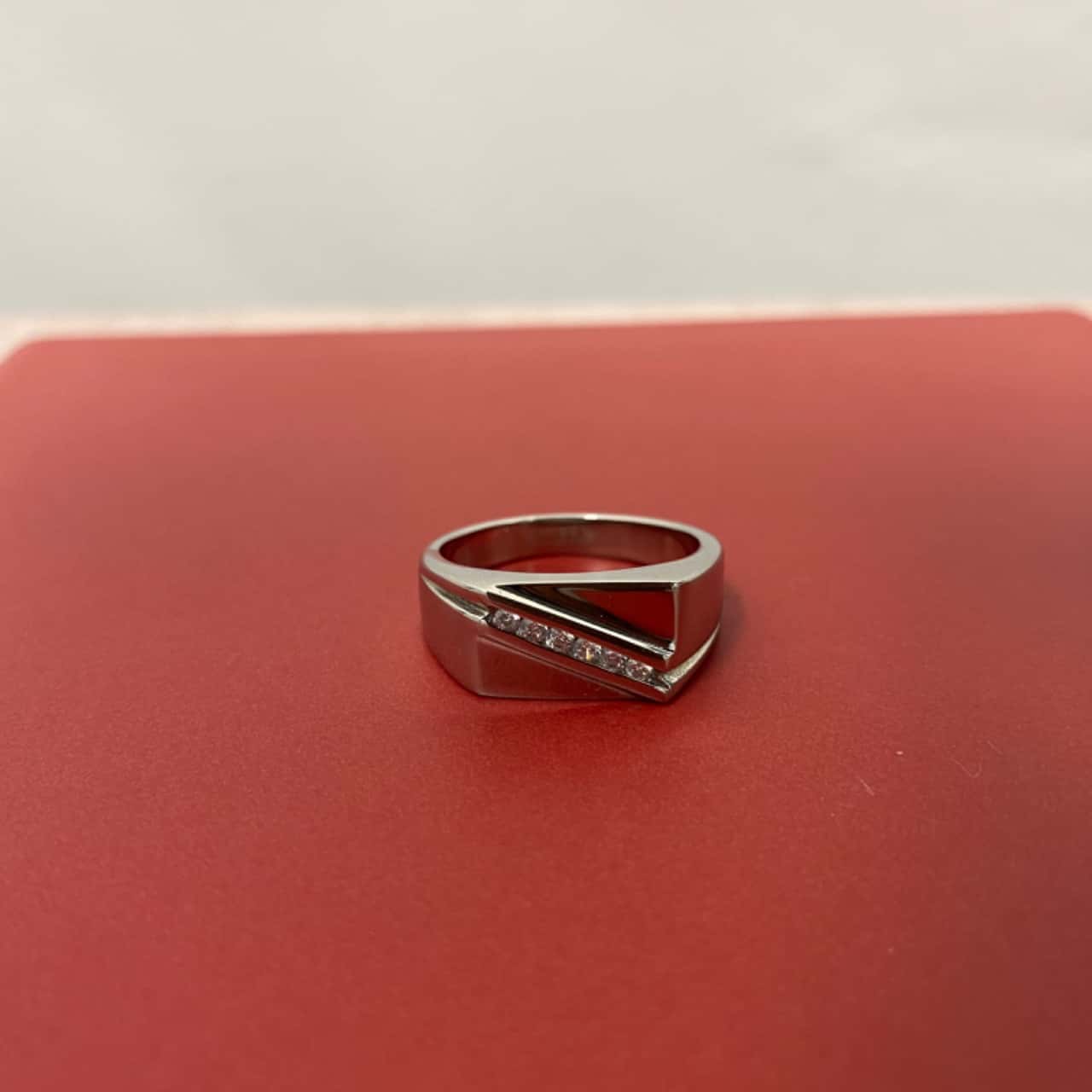 Chisel Mens Stainless Steel Ring