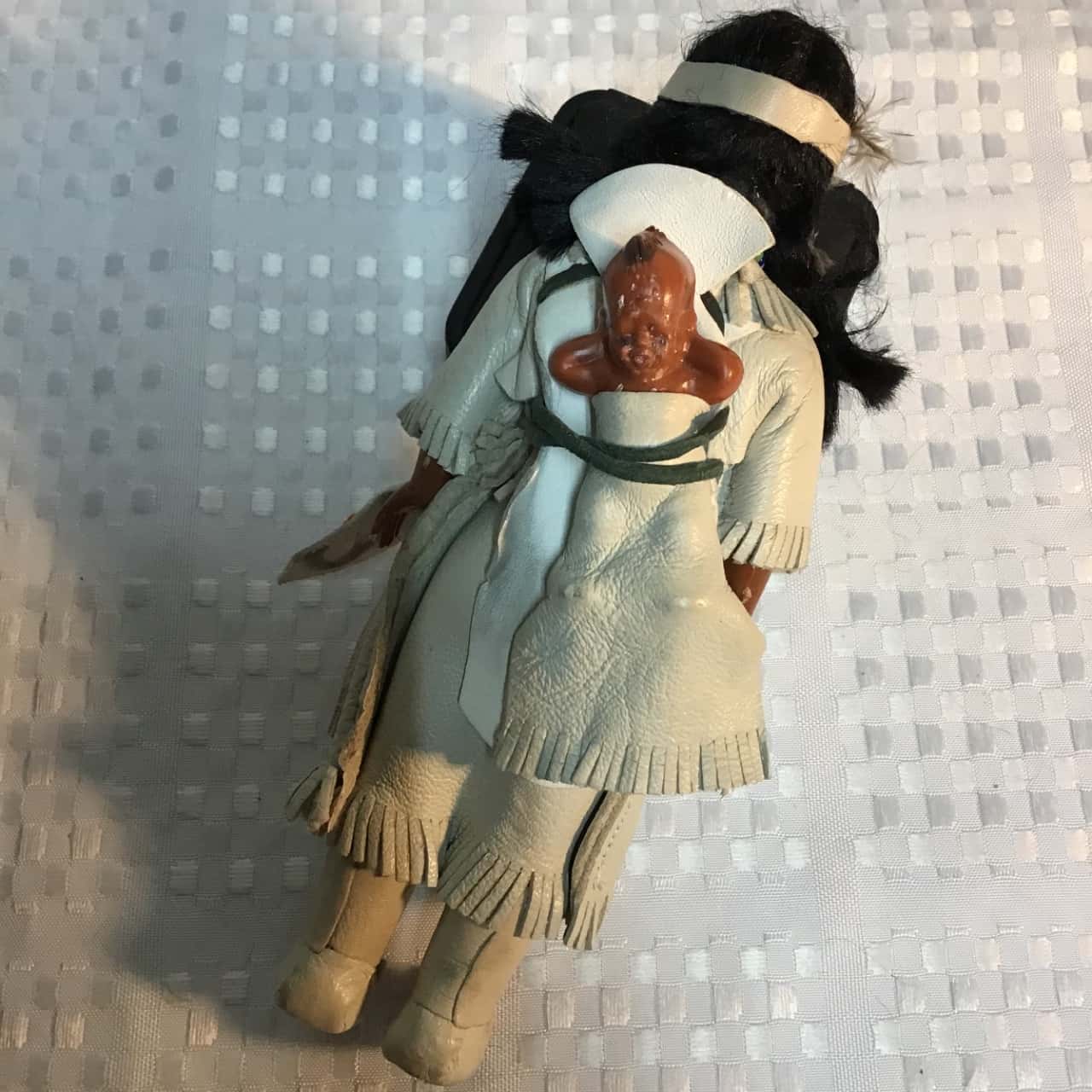 1950's Native America Indian Doll with Papoose baby(s)