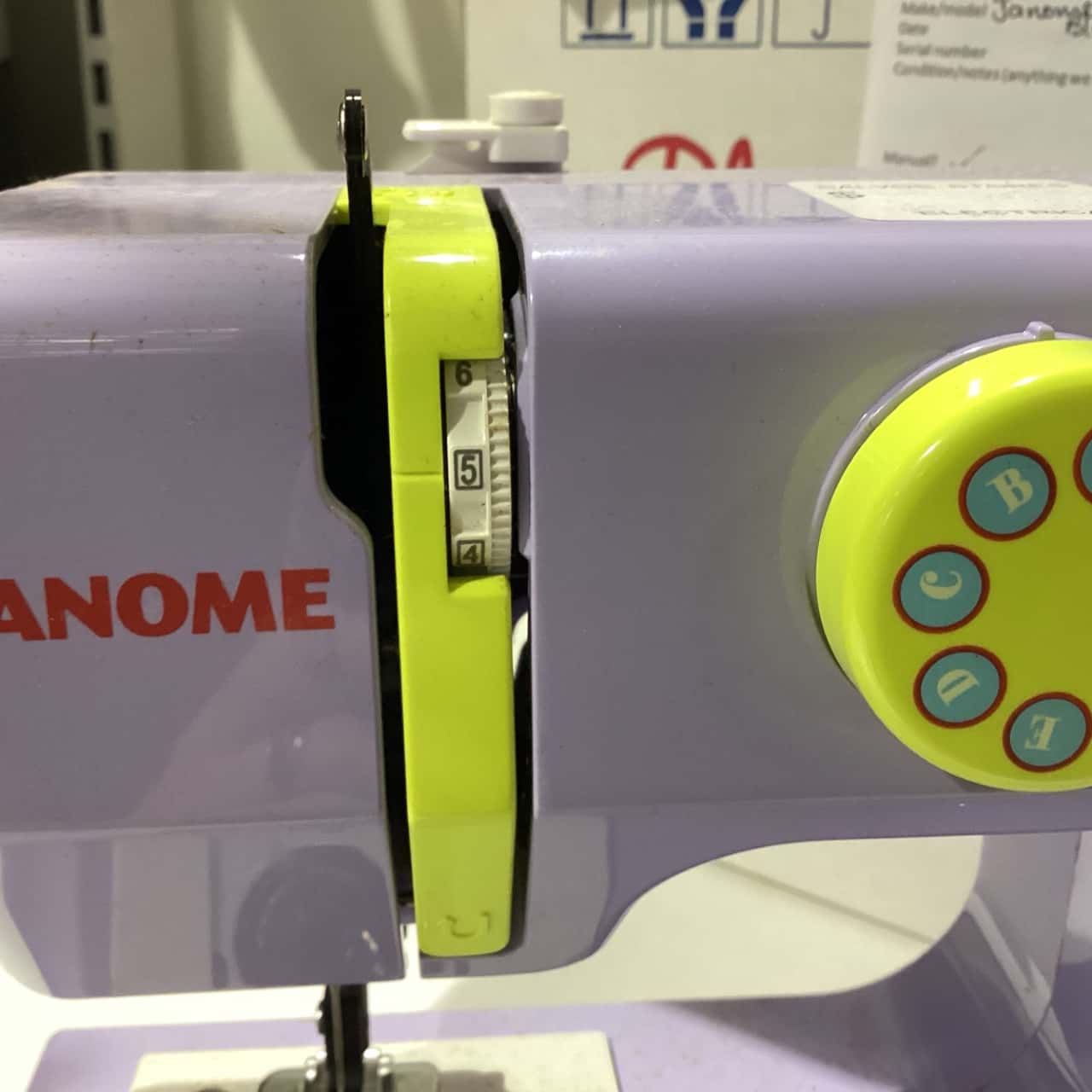 Vintage Janome Blossom Sewing Machine Complete with Original Box and ...