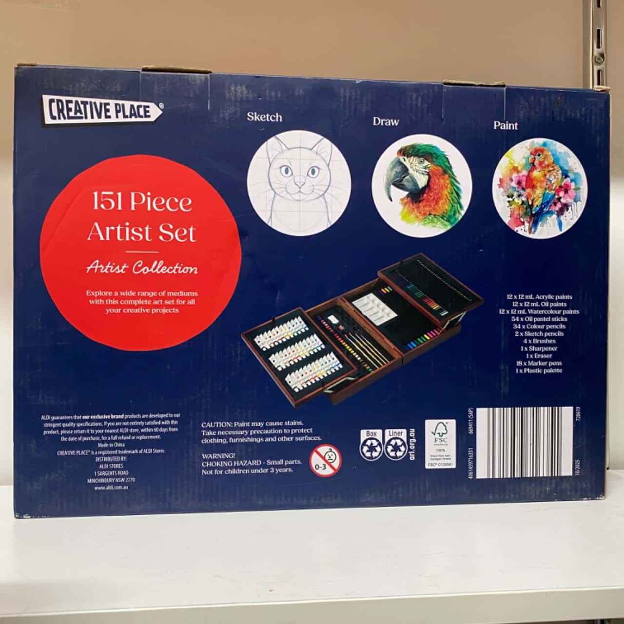 CREATIVE PLACE 151 Piece Artist Set