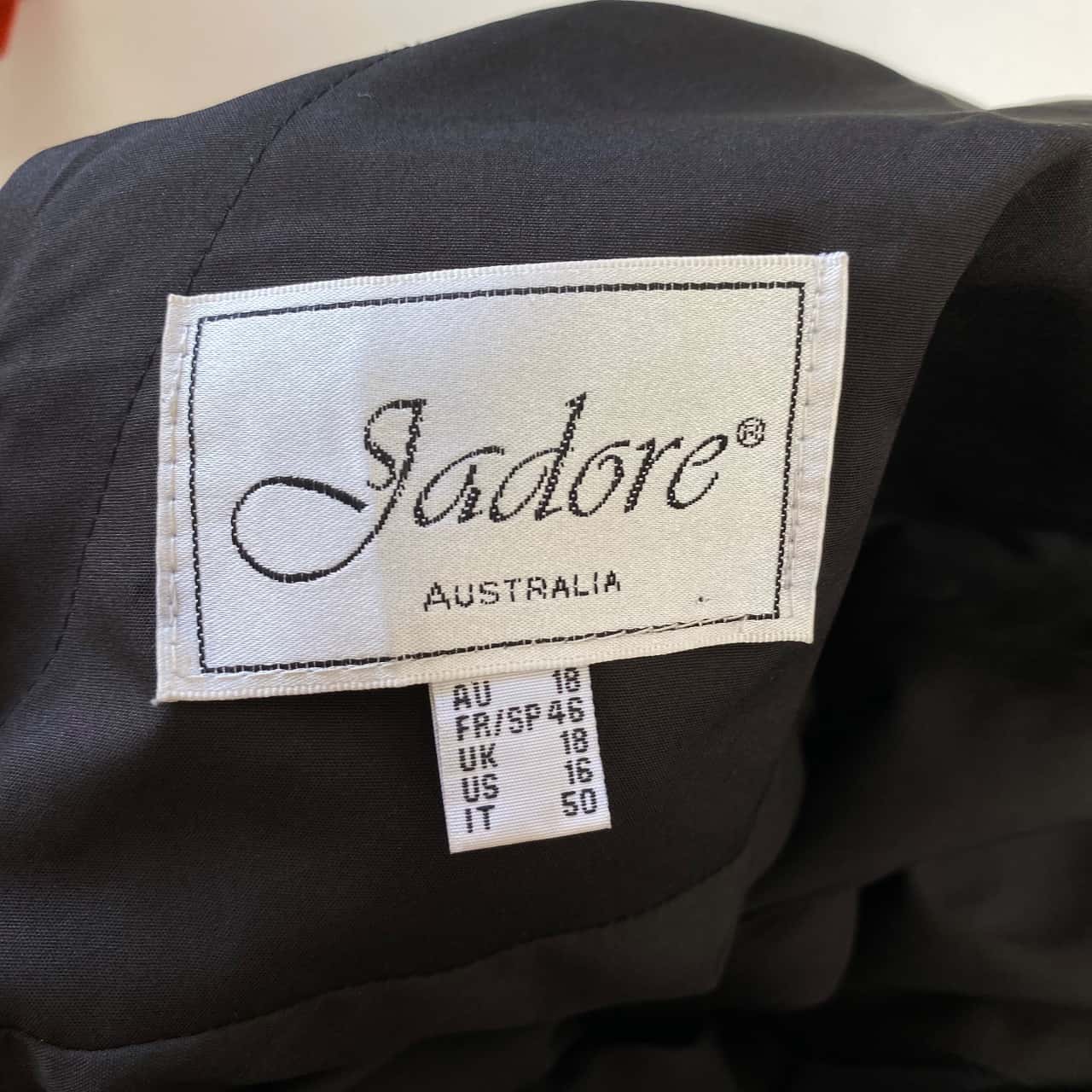 Jadore Black Sleeveless Maxi Dress Size 18