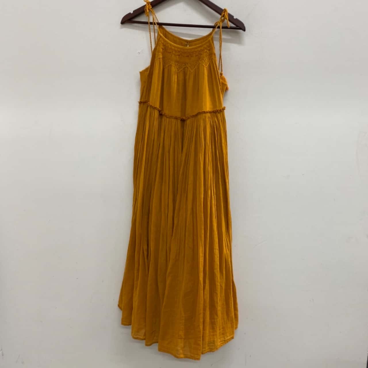 Talisman Womens Size M Shoestring Strap Orange (s)