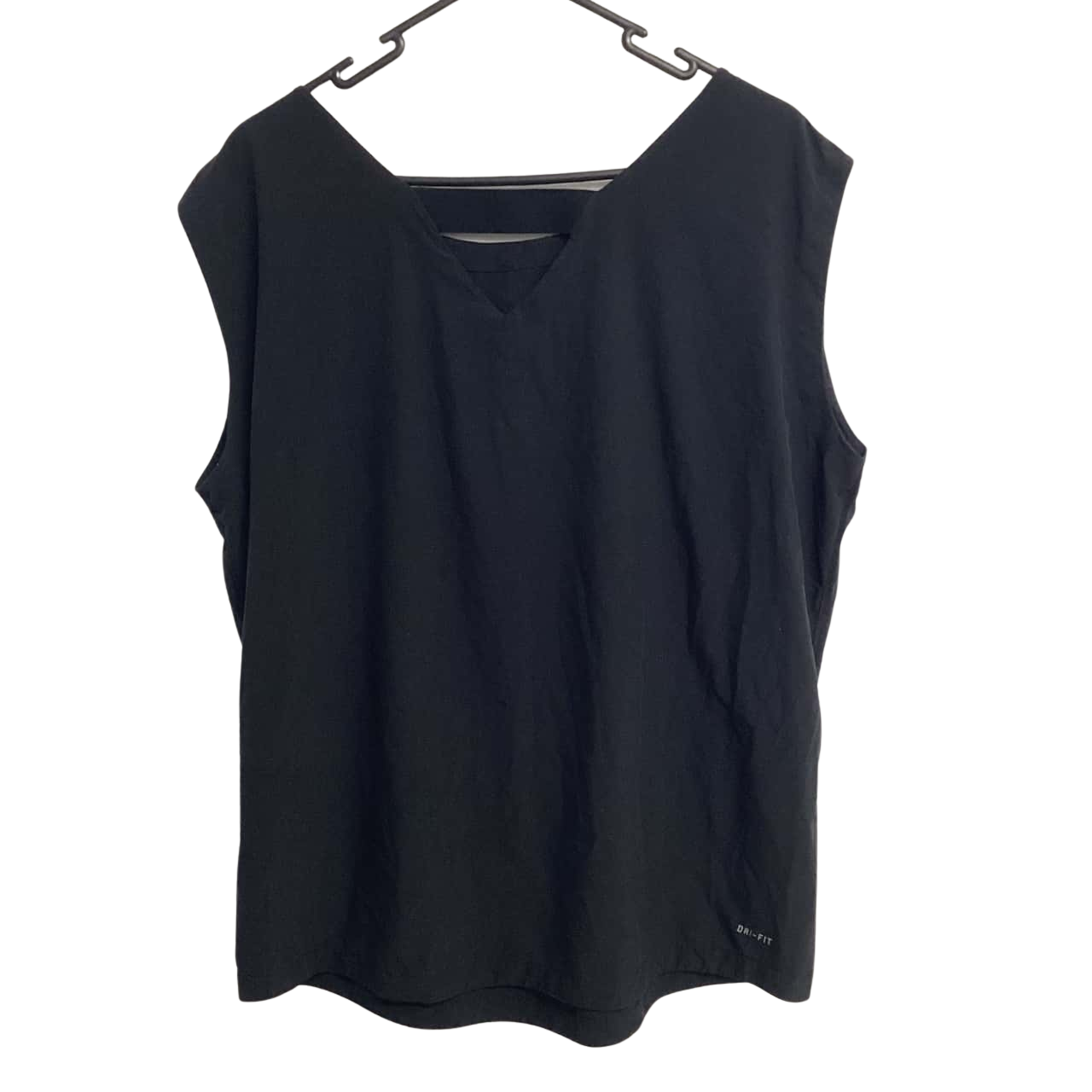 Nike Womens Size L Black Running Top Dri Fit(s)