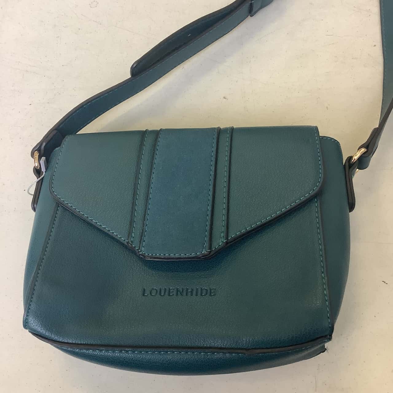 Brand New Louenhide Womens Turquoise Cross Body Bag (s)