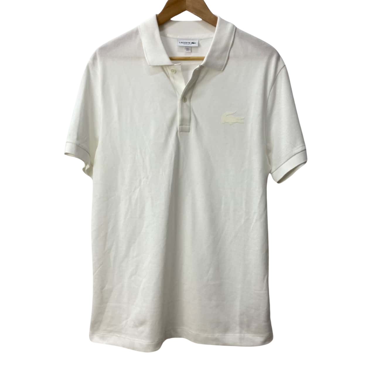 Lacoste - Mens Polo (100% Cotton) Size L /US - White (s)
