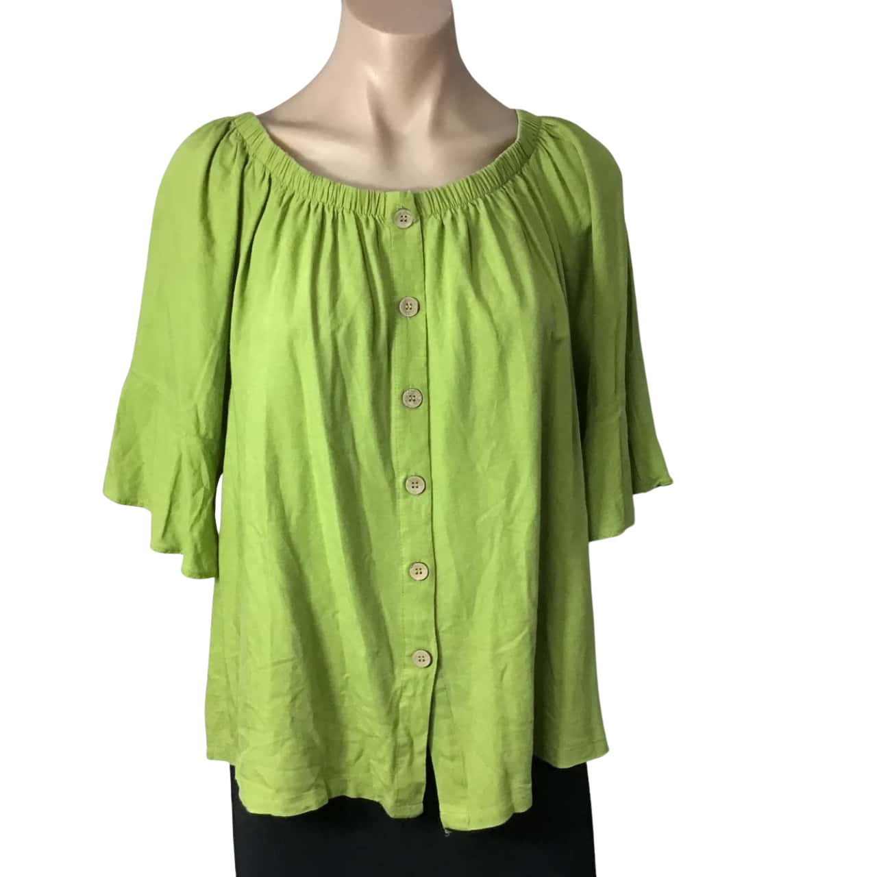 *REDUCED* Suzannegrae Womens Size 12 Lime Green Linen Blend Short ...